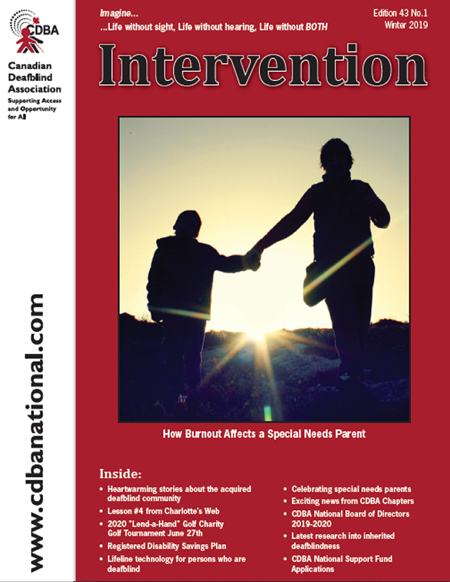 Intervention Magazine Canadian Deafblind Association National