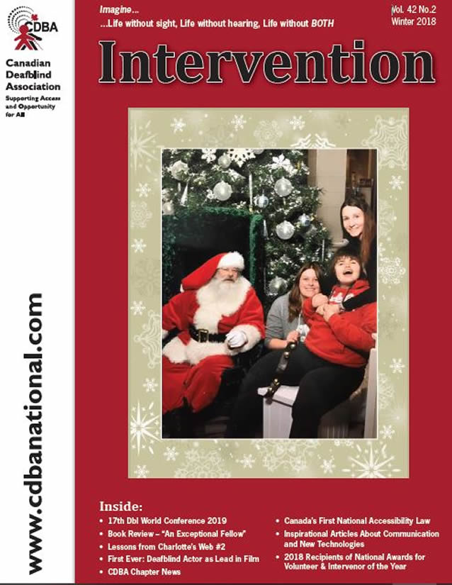 Intervention Magazine Canadian Deafblind Association National